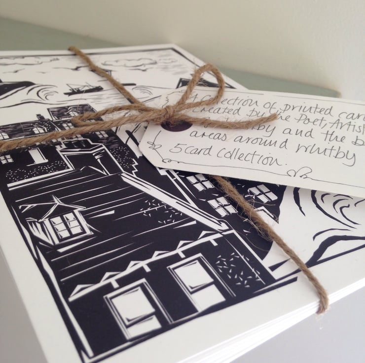 Whitby greeting card created by Poet, Artist an... - Folksy