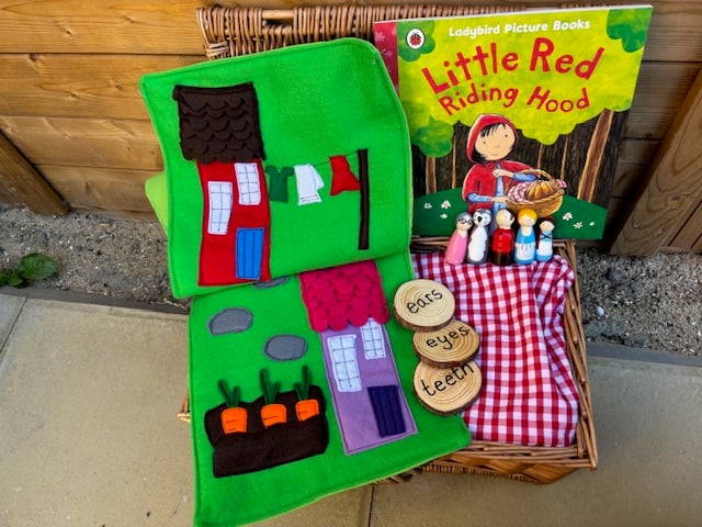 Little Red Riding Hood play set - Folksy