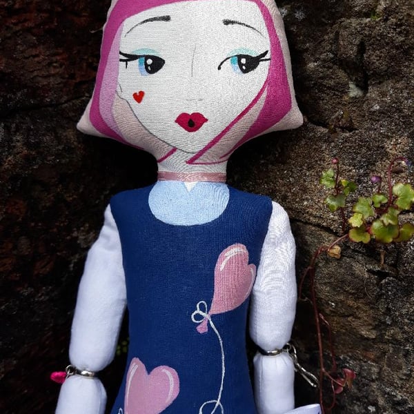 Autumn Whimsy handmade doll - Folksy