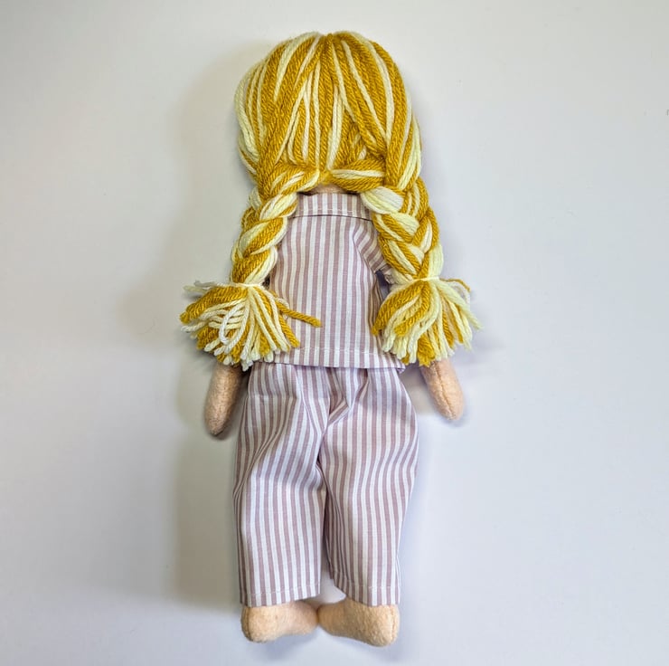Unique handmade decorative doll, rag doll, bedr... - Folksy