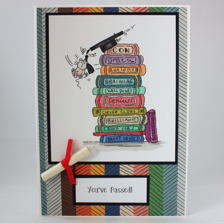 Handmade Exam Congratulations card - You've Pas... - Folksy