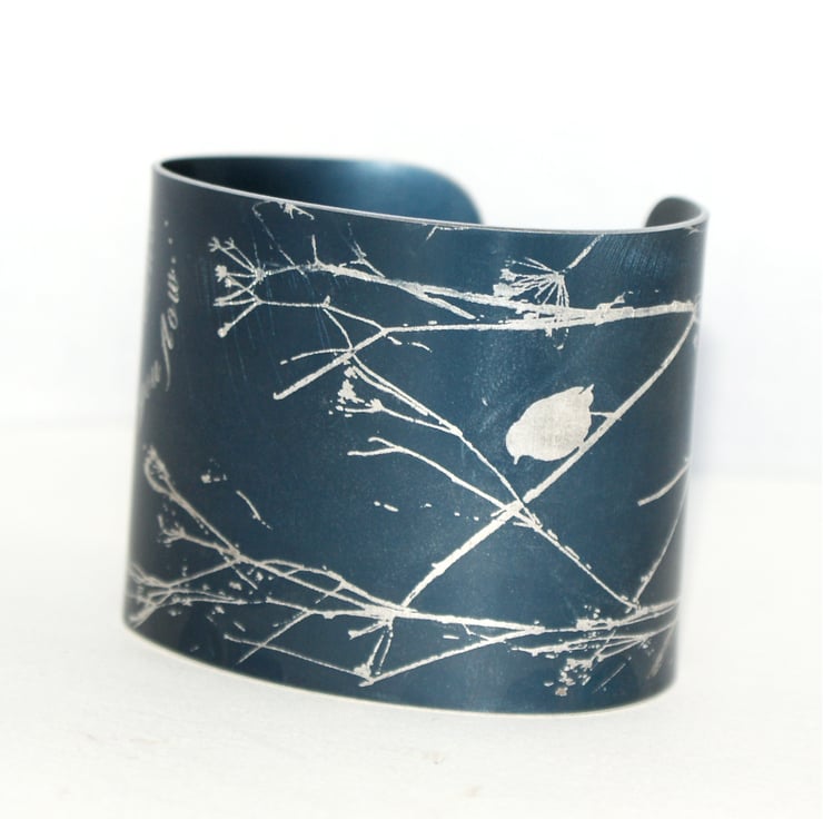 Little sparrow poetry cuff - Folksy