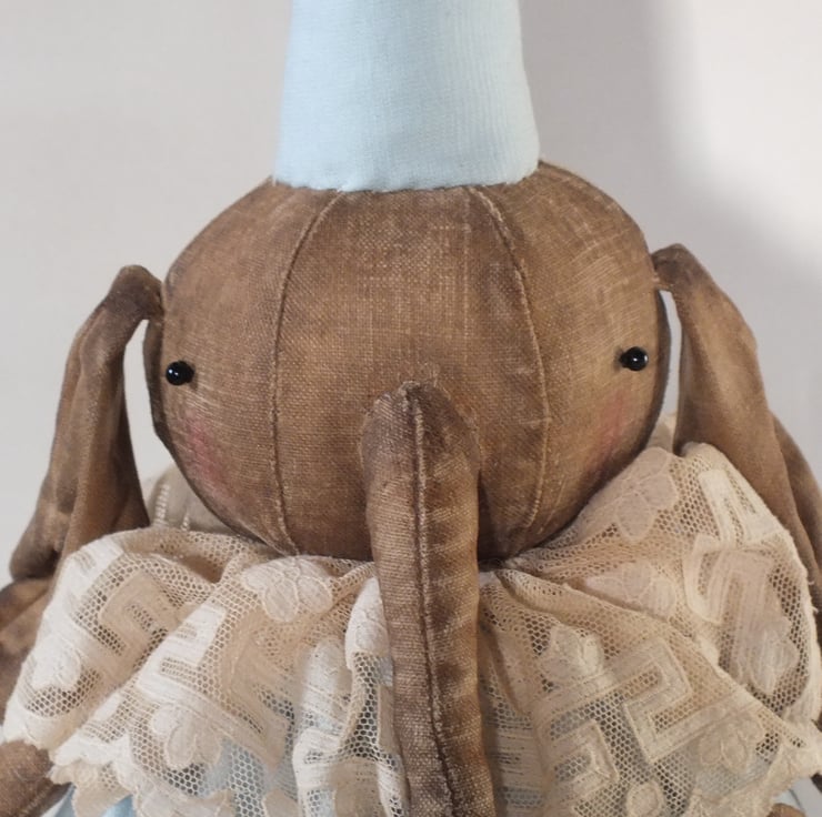 Ellie on Alphabet Block - Folksy