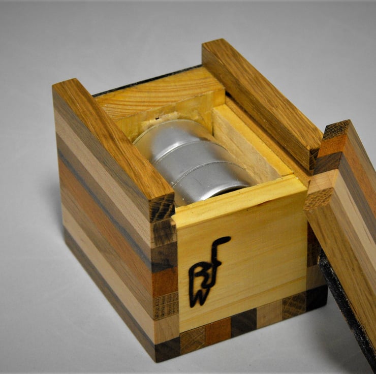 Wooden Tea Light Box - Folksy