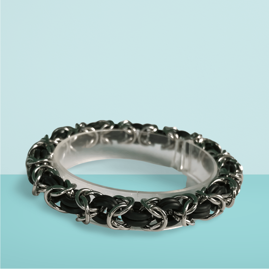 Stretchy Byzantine Bracelet - handmade to order - Folksy