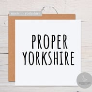 Yorkshire greeting card, proper yorkshire card,... - Folksy