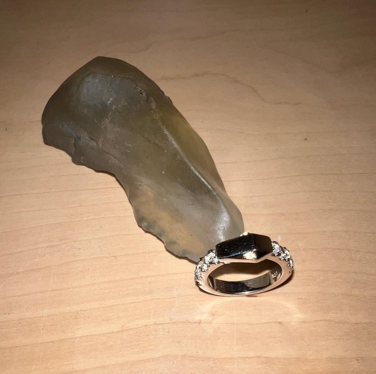 OUROBOROS Snake Ring with Cubic Zirconia- Sterl... - Folksy
