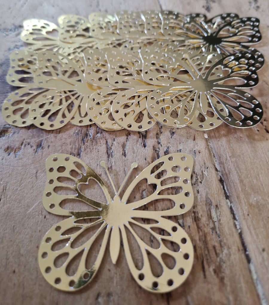 Set of 12 mini butterflies - Folksy