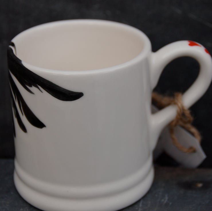 Ink hearts mug - Folksy