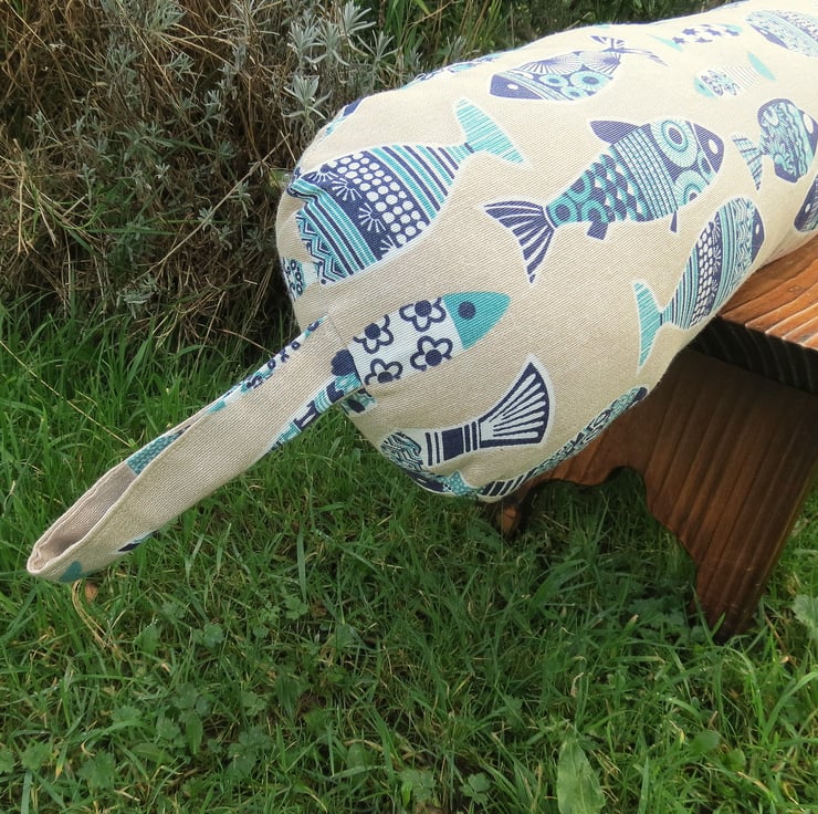 Fish. A draught excluder with a whimsical fish... - Folksy