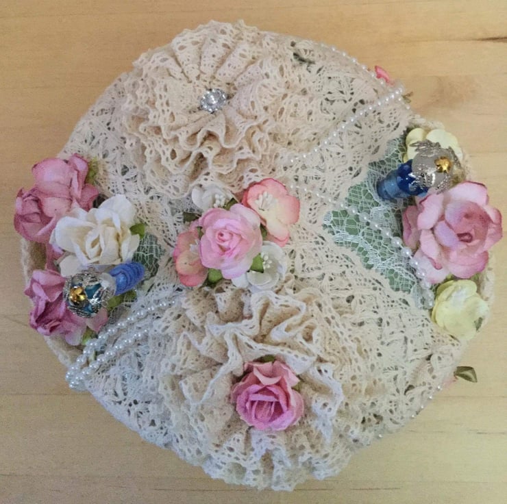 Large round pin cushions - Folksy