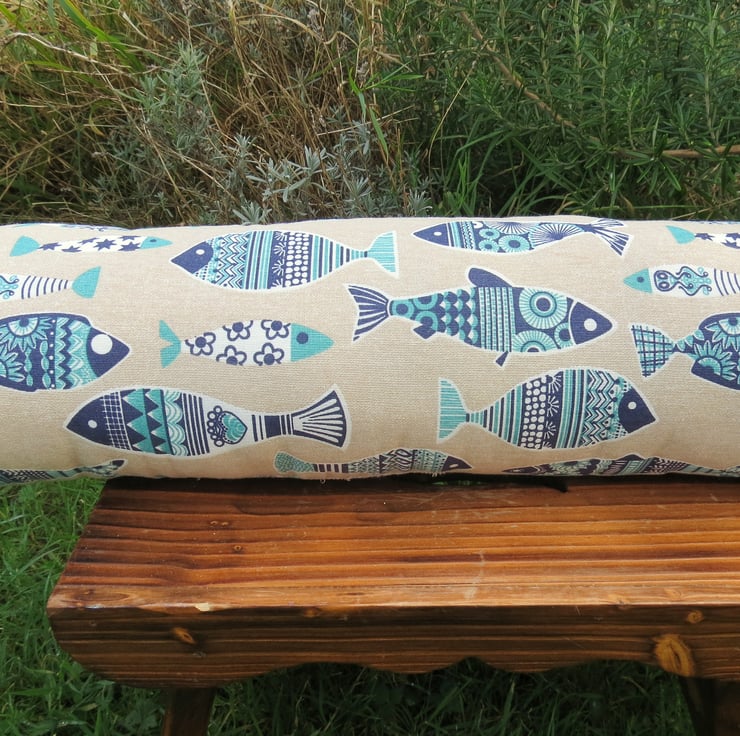 Fish. A draught excluder with a whimsical fish... - Folksy