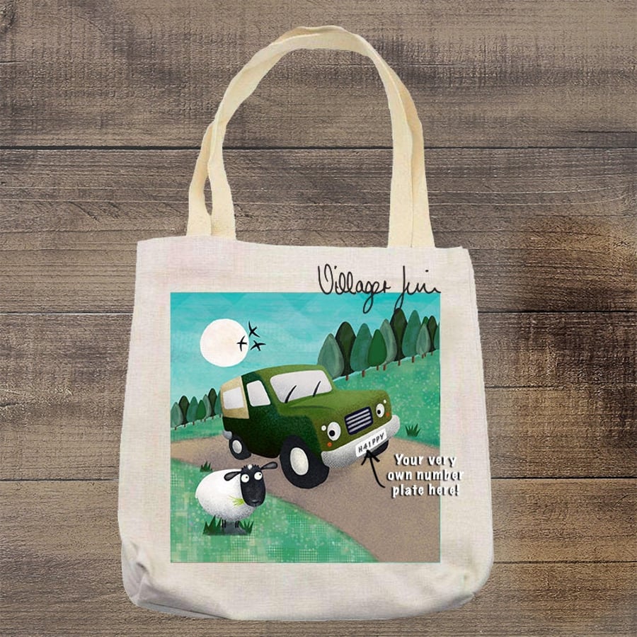 Landy 90 Canvas Back - Landy Tote Bag - Folksy