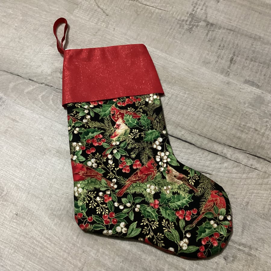 Paradise bird Christmas stocking - Folksy