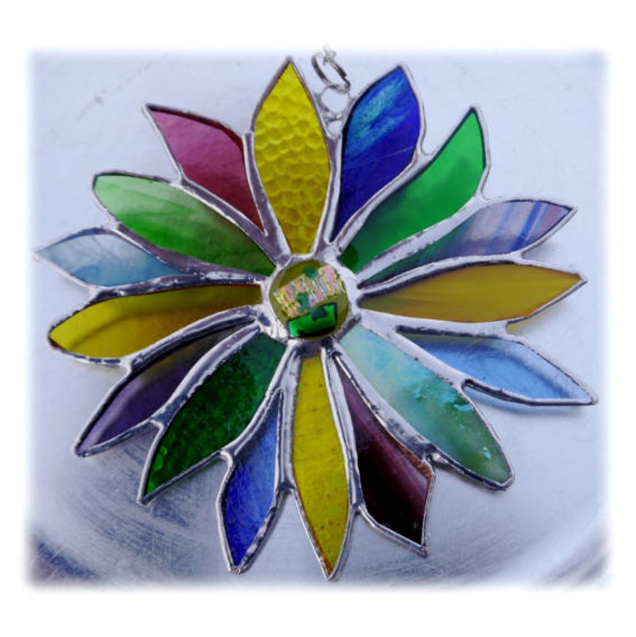 Spring Flower Stained Glass Suncatcher Vernal E... - Folksy