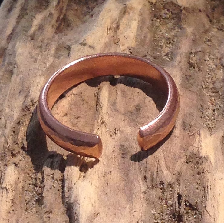 Handmade Open Copper Ring - UK Free Post - Folksy