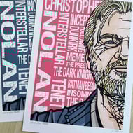 CHRISTOPHER NOLAN art print, Movie directors wa... - Folksy