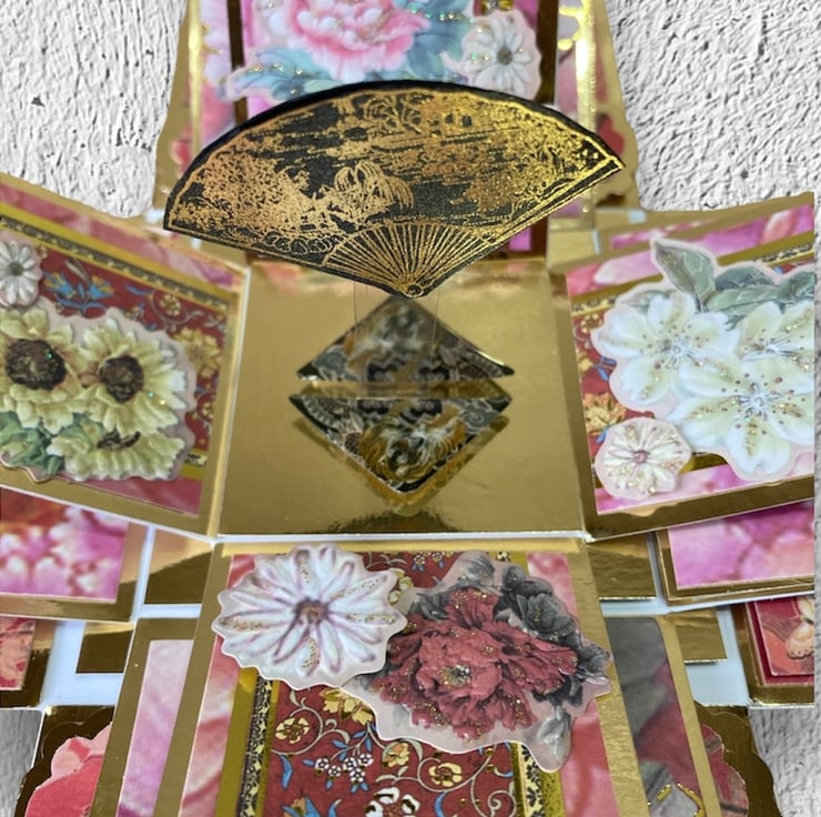 Japanese Inspired 3D Exploding Box Card. Explod... - Folksy