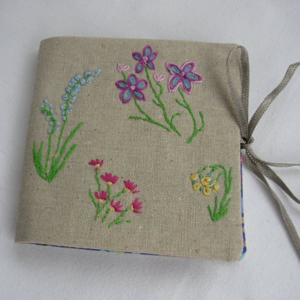 Sewing Needle Case with Embroidery - Folksy