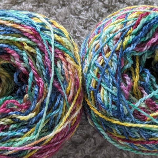Hand Dyed British Wool Yarn - Folksy