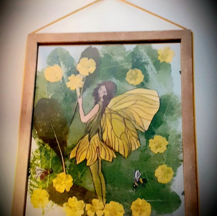 "The Primrose Fairy" Hand drawn illus... - Folksy