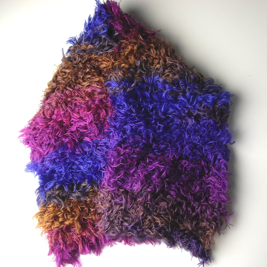 Multi-Coloured Collar Stole Scarf - Folksy