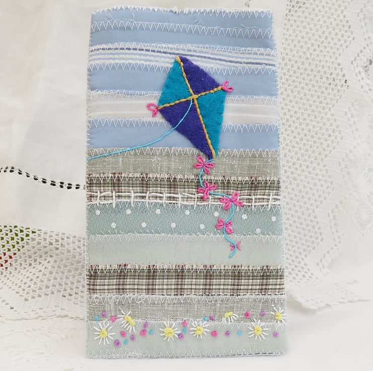 Kite Patchwork Glasses or Spectacles Case - Folksy