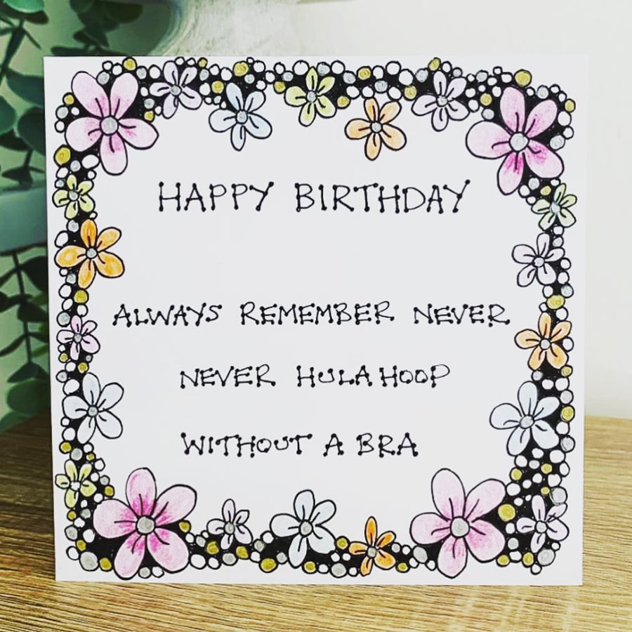Hand drawn Birthday Card - Folksy