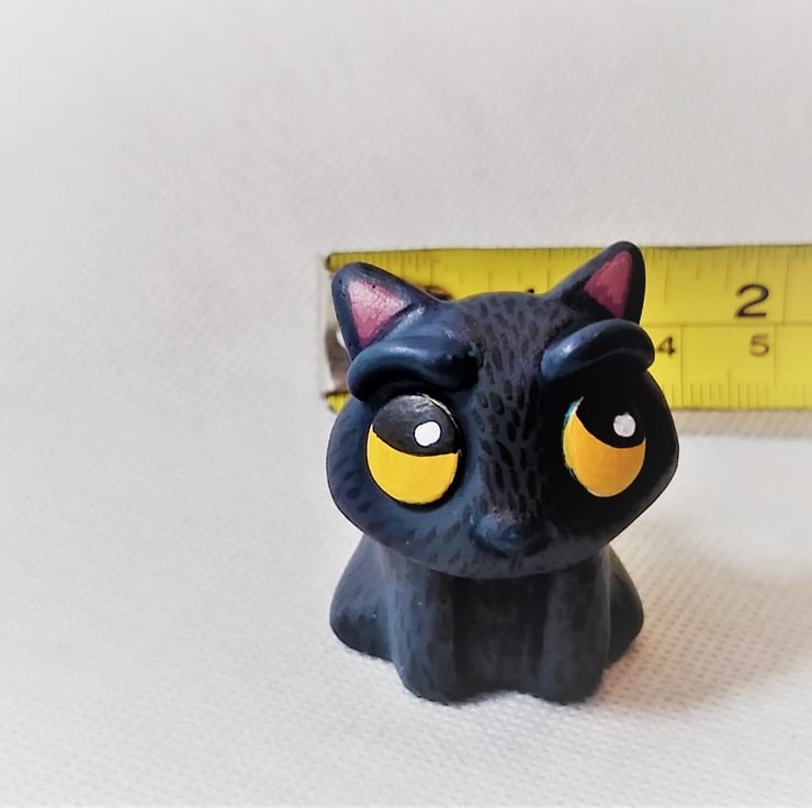 Errol. A cute hand painted resin cat figure Cat... - Folksy