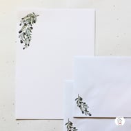 Olive Branch Letter Writing Set Hand Finished B... - Folksy