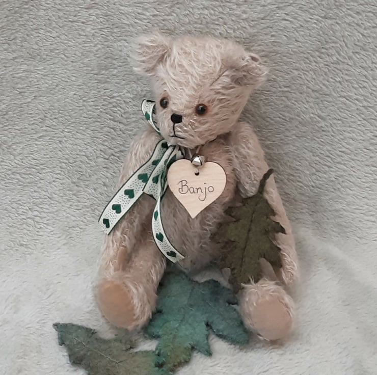 Unique collectable artist bear, handmade mohair... - Folksy