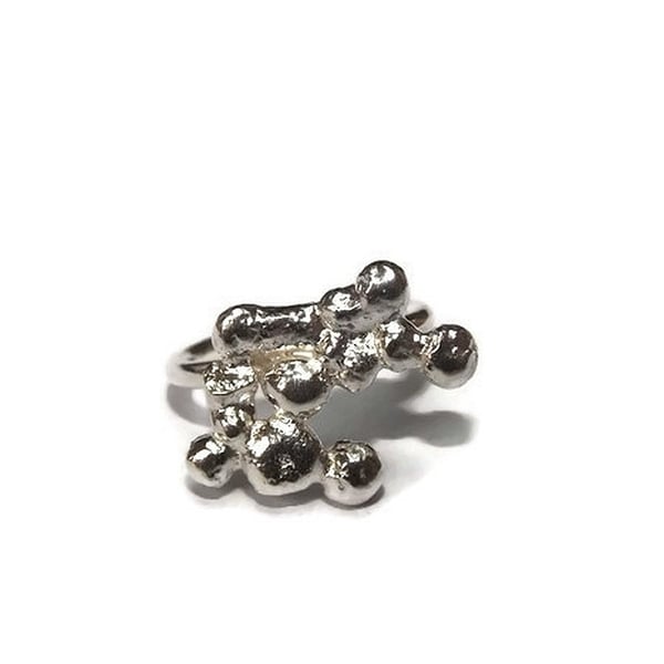 contemporary sterling silver handmade abstract ... - Folksy