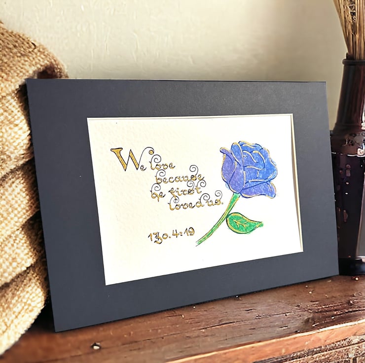 Vintage Elegance: Handcrafted Calligraphy Art w... - Folksy