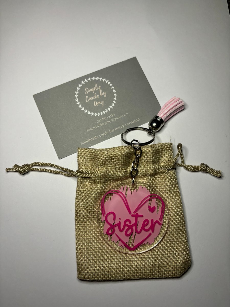 Sister Keyring - Folksy