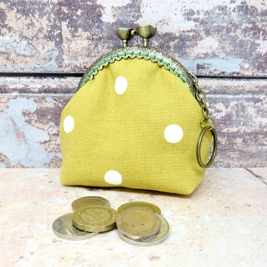Coin purse with key ring - Folksy