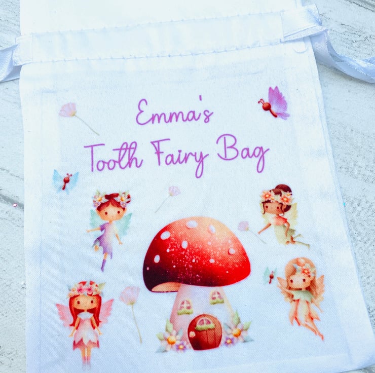 PERSONALISED Tooth Fairy Bag- Loose Tooth Fairy... - Folksy
