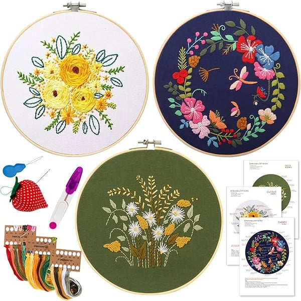 Embroidery kit. Mocoosy beginners embroidery ki... - Folksy