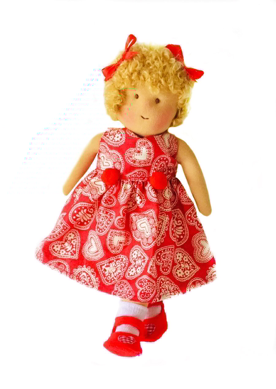 Tilly Rag Doll - Folksy