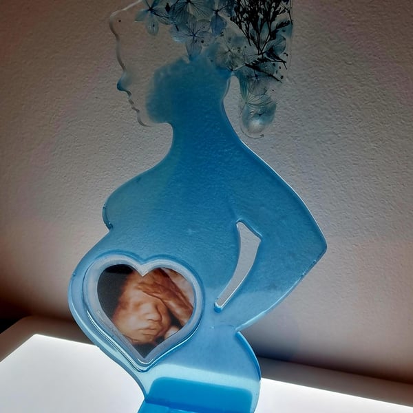 Handmade Pregnancy Ultrasound Scan Photo Displa... - Folksy