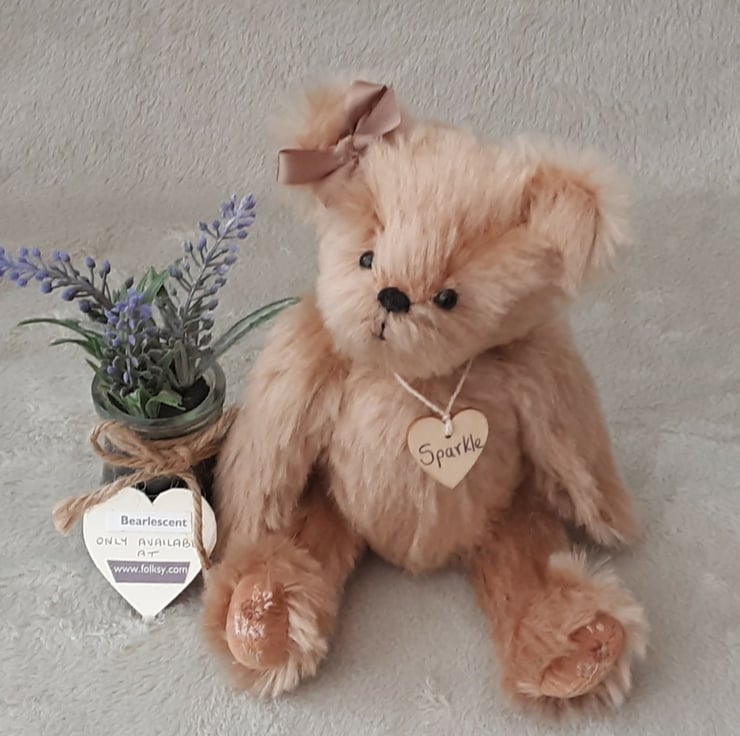One of a kind Collectable Bear, Mohair Teddy Be... - Folksy
