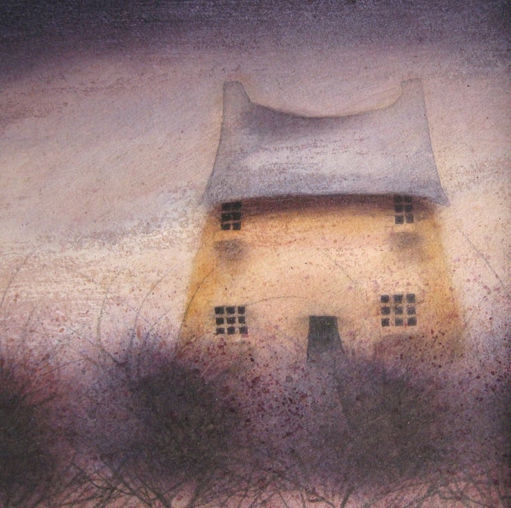 Hedgerow House - Framed Original Acrylic House,... - Folksy