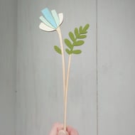 Wooden Flower Stems, Forever Flowers, Everlasti... - Folksy