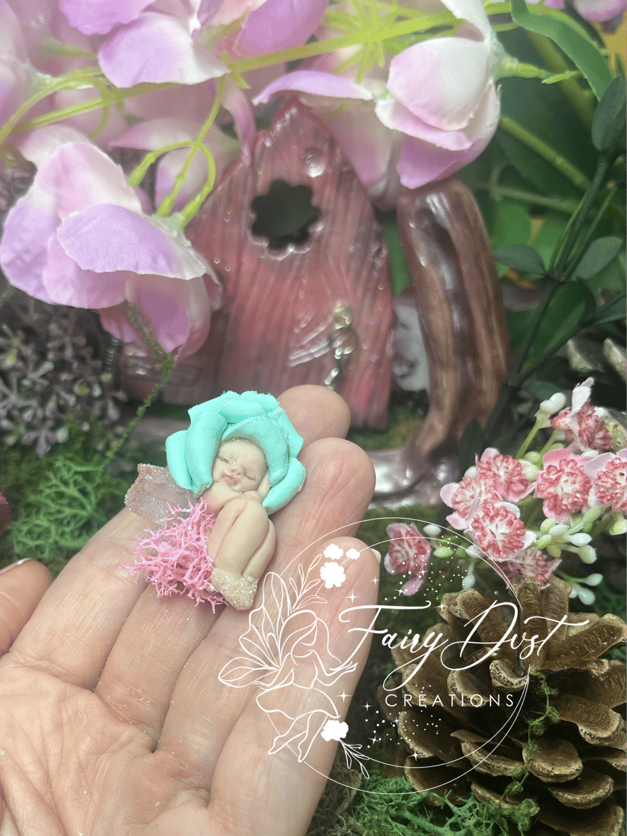 Ooak Baby Fairy, Polymer Clay, Fairy Gift, Fair... - Folksy