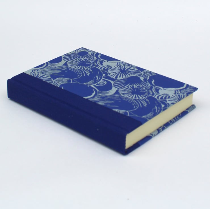 Notebook with lined paper and handbound with ha... - Folksy