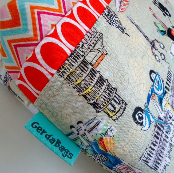 SALE Handmade Cotton Toiletries Bag - Wash bag ... - Folksy