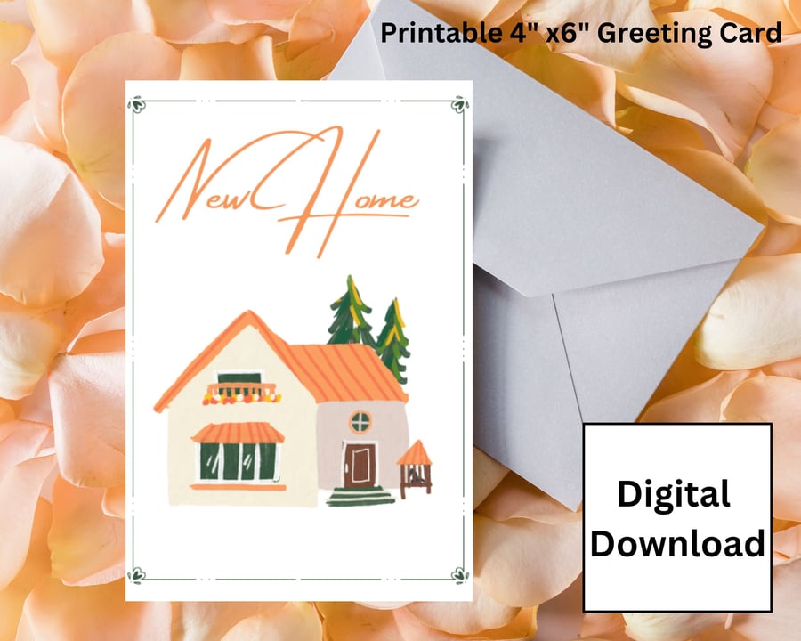 Charming New Beginnings: Printable New Home Gre... - Folksy