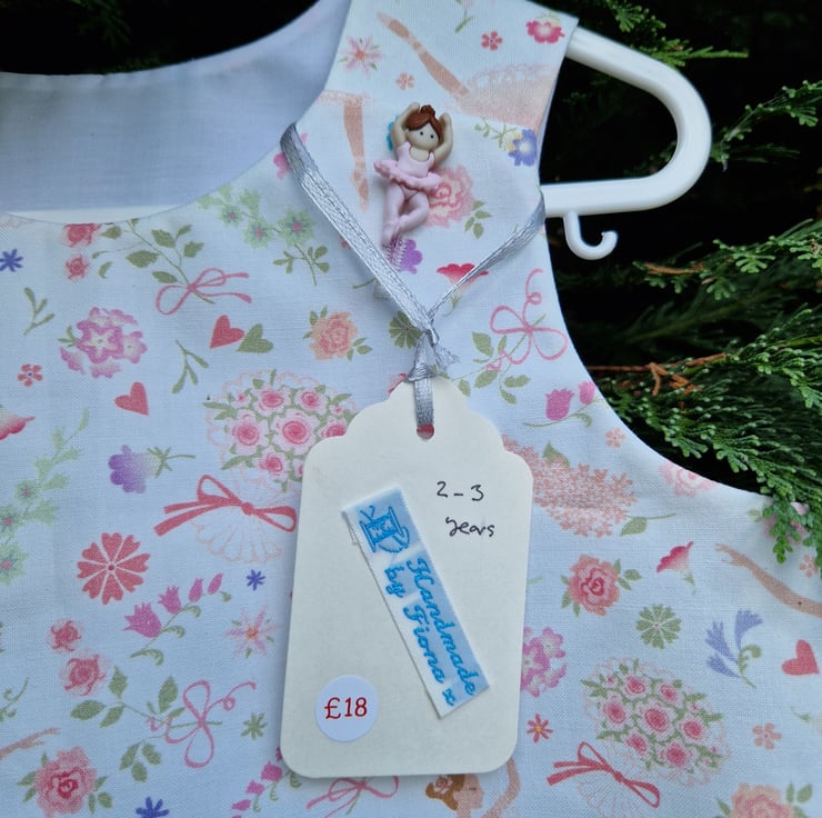 Age: 2-3yr Ballerina in Pointe Shoes Dress - Folksy