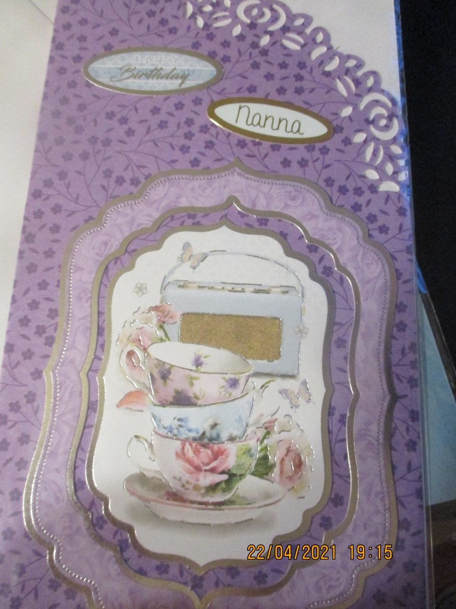 Happy Birthday Nanna Card - Folksy