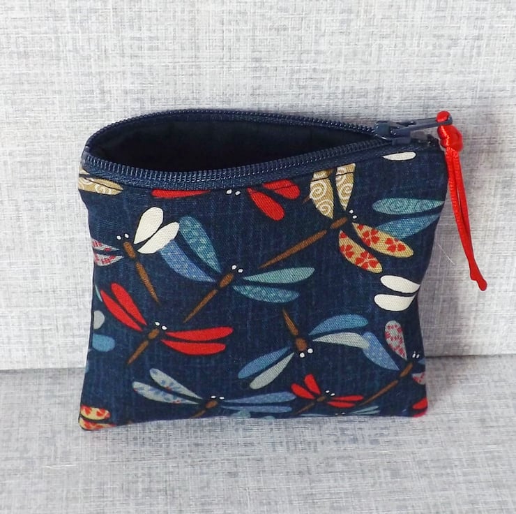 Coin purse, small purse, dragonflies. - Folksy