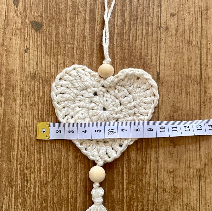 Boho Heart, Hanging Heart, Heart, Heart Decorat... - Folksy